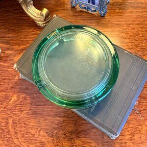 Vintage | Accents | Vintage French Green Thick Glass Ashtray | Poshmark